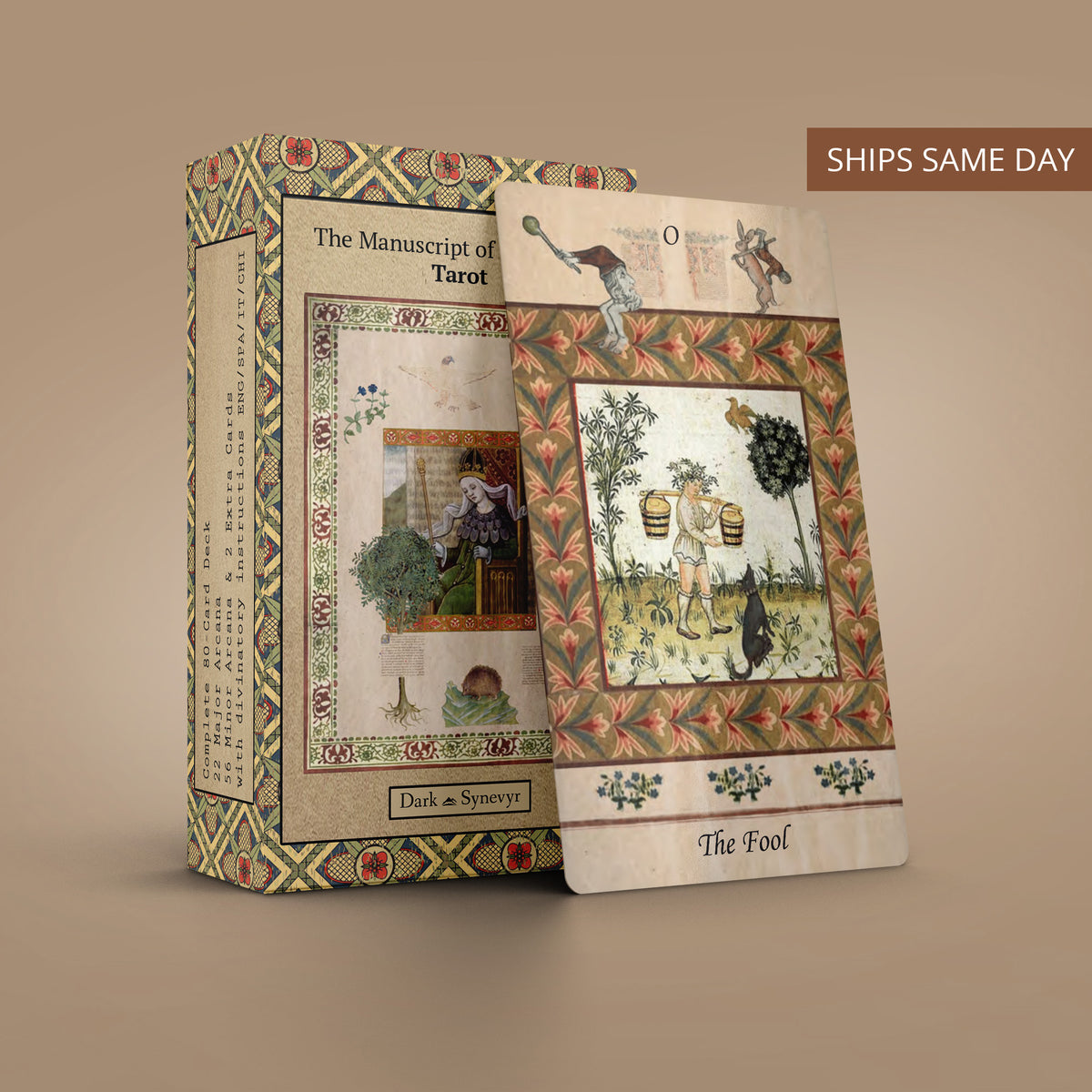 Manuscript of Initiation Tarot Deck - Dark Synevyr